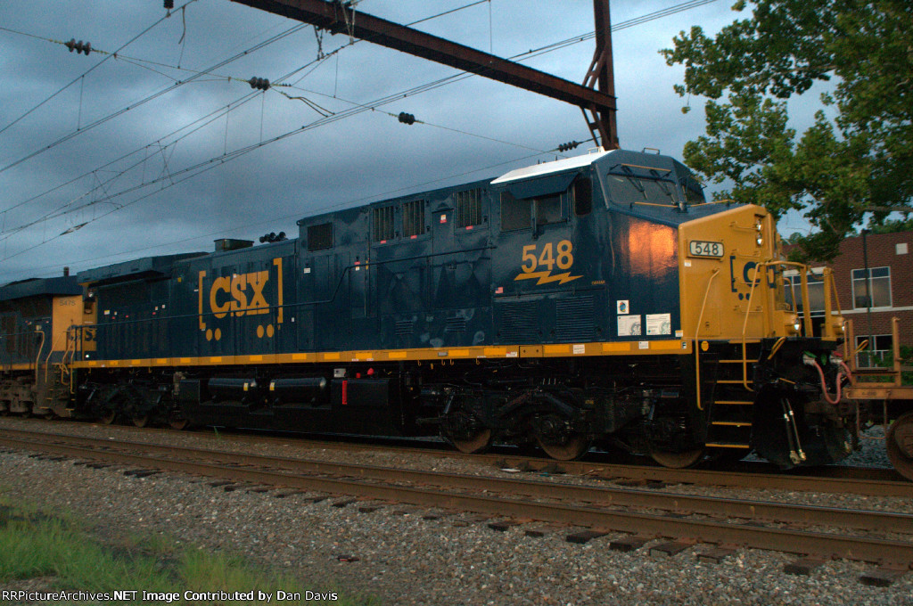 CSX CW44AH 548 trails on L034-21